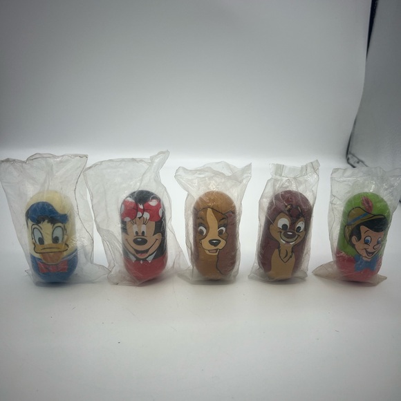Disney Kelloggs | Toys | Disney Kelloggs Wobbler Bean Beanz Lot Of 5 ...